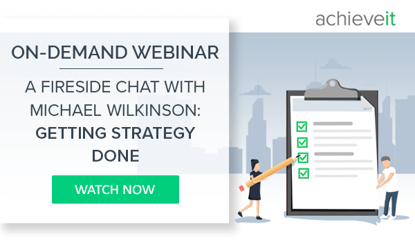 Webinar: Getting Strategy Done with Michael Wilkinson