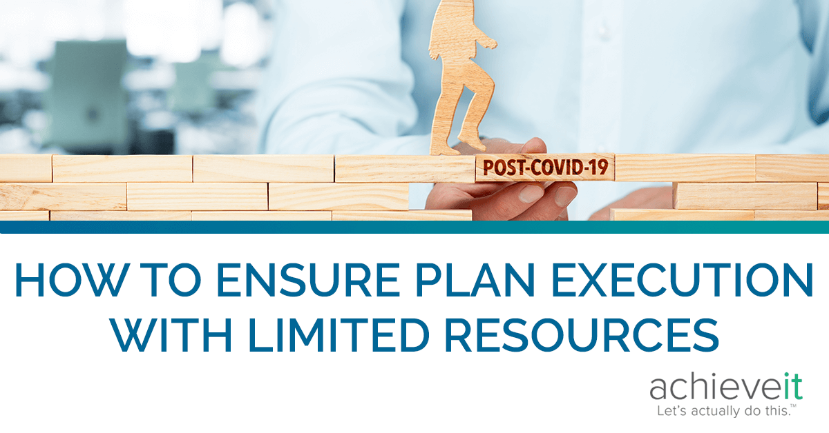 How to Ensure Plan Execution With Limited Resources