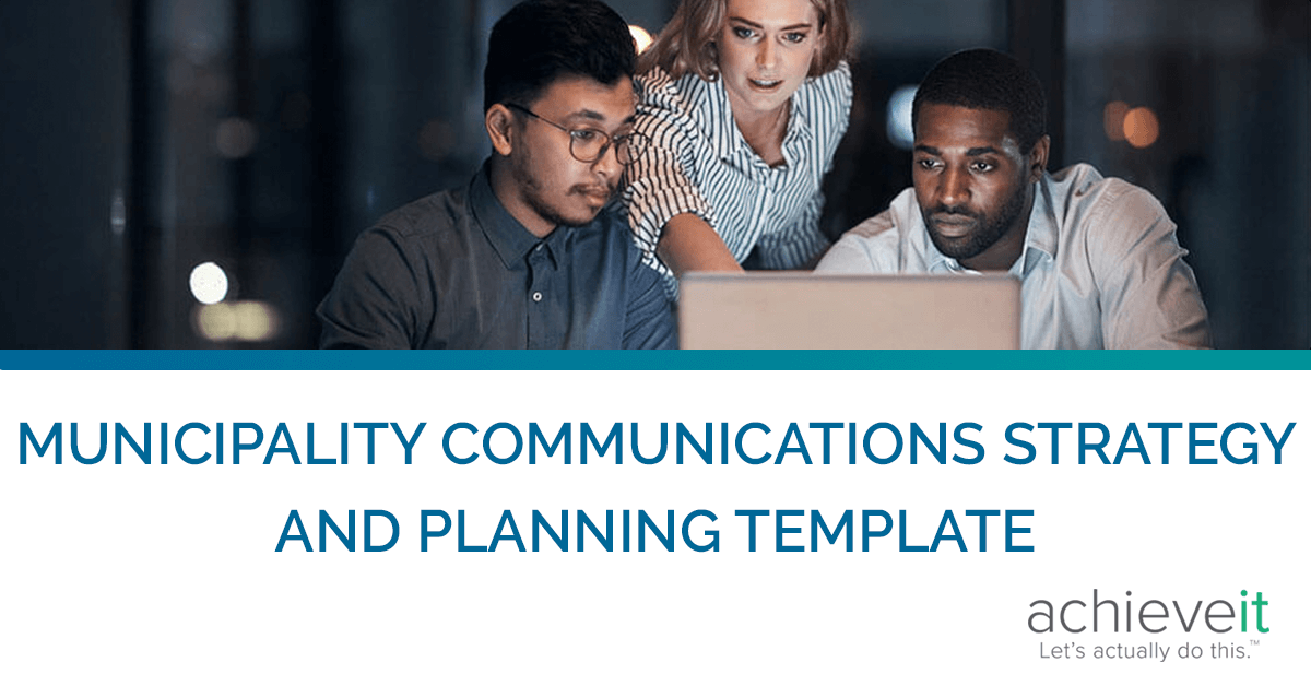 Municipality Communications Strategy and Planning Template